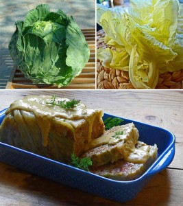 Stuffed Cabbage Leaves, Logs and Cabbage Heart - Aglaia's Table οn Kea ...