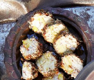 Shanklish: Spicy Levantine Cheese - Aglaia's Table οn Kea Cyclades
